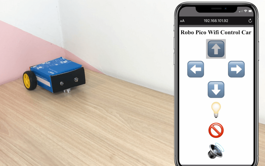 Build an RC robot car using Pi Pico W and Robo Pico